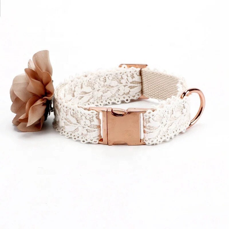 Unique and Beautifullace Collar ONLY Leash is Not Included | Etsy