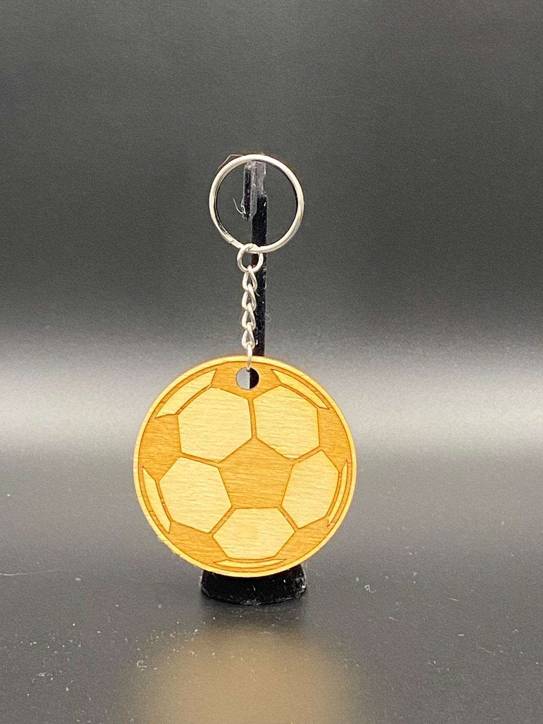 Sports Inspired Laser Cut Wood Keychains - Etsy