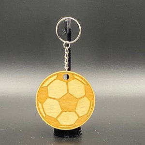 Sports Inspired Laser Cut Wood Keychains - Etsy