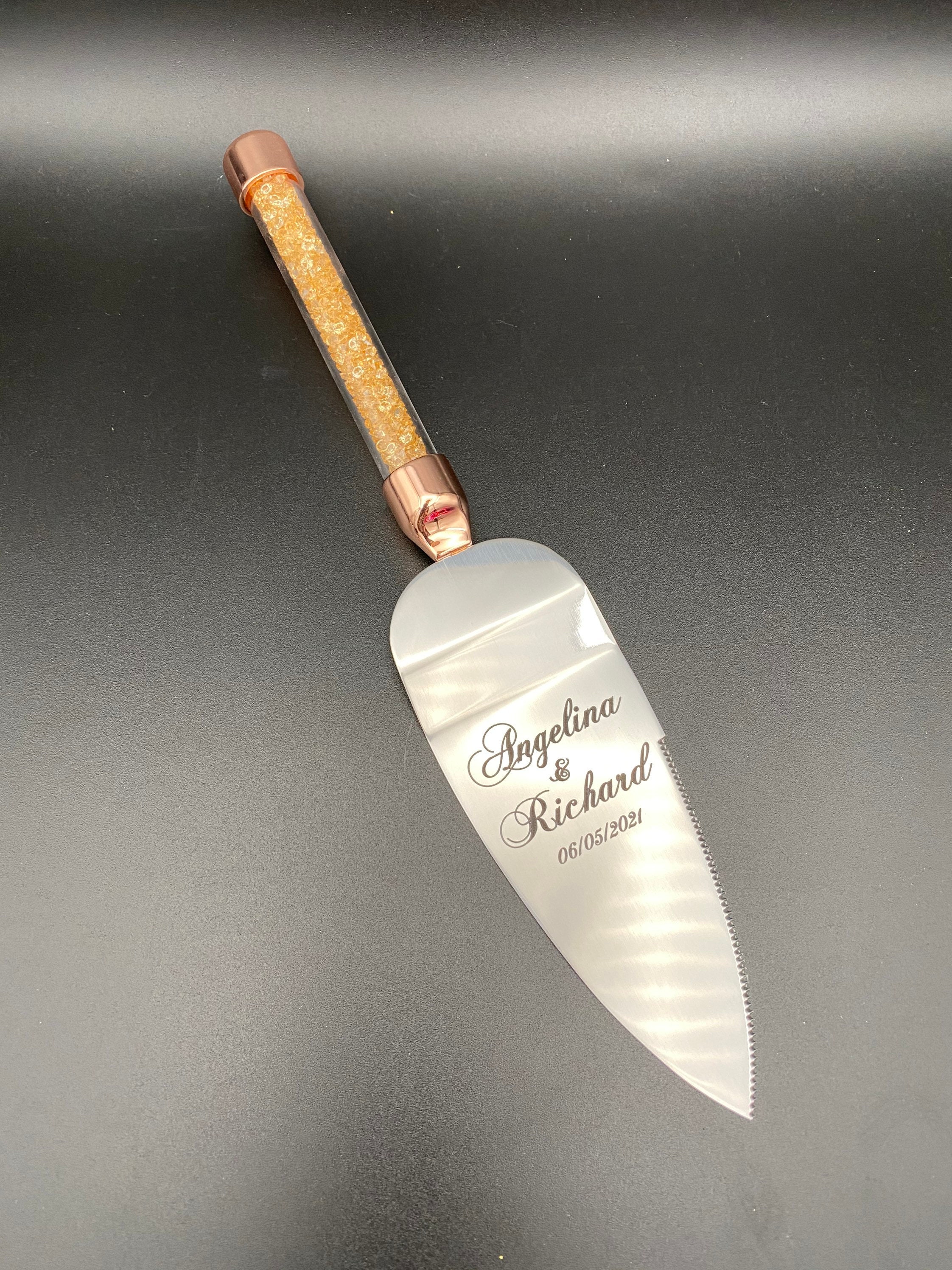 Laser Engraved Cake Serving Sets - Etsy