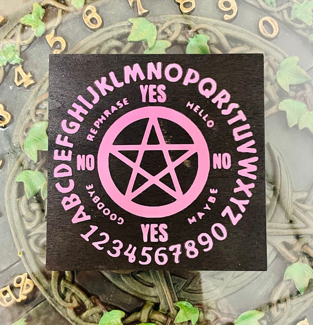 Pink Letters Pendulum Board 1 4x4 Inches SQUARE Choose - Etsy