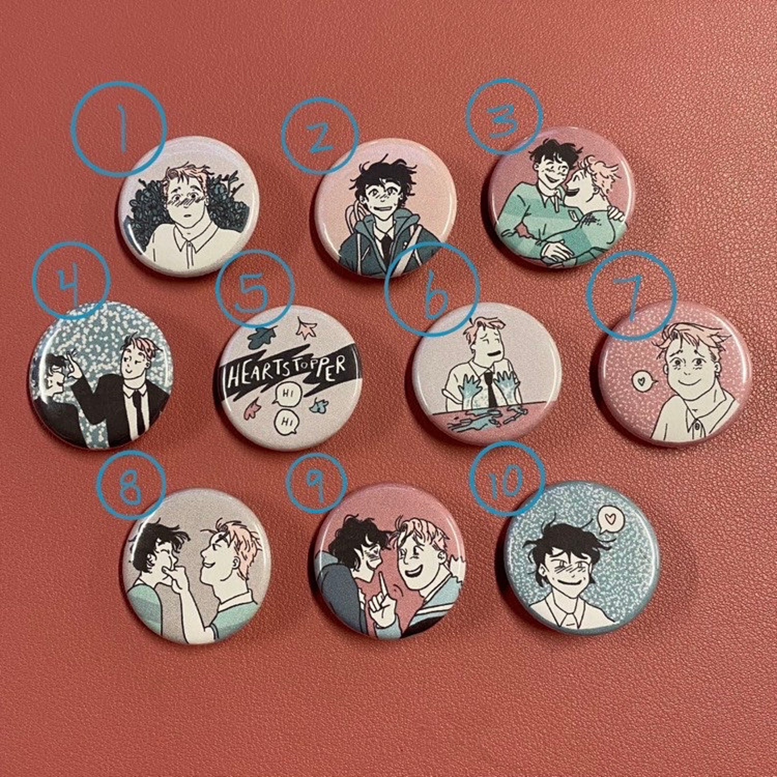 Heart Stopper 1.25 in / 32 Mm Pin Back Button Nick and - Etsy