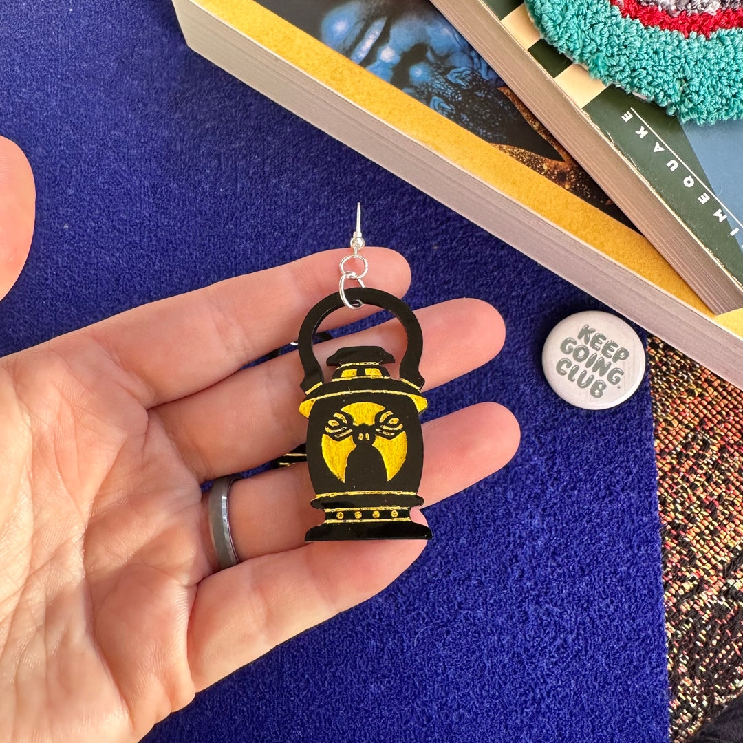 The Beast’s Lantern Earring | Over the Garden Wall Otgw Woodsman Lightweight Acrylic Statement ...