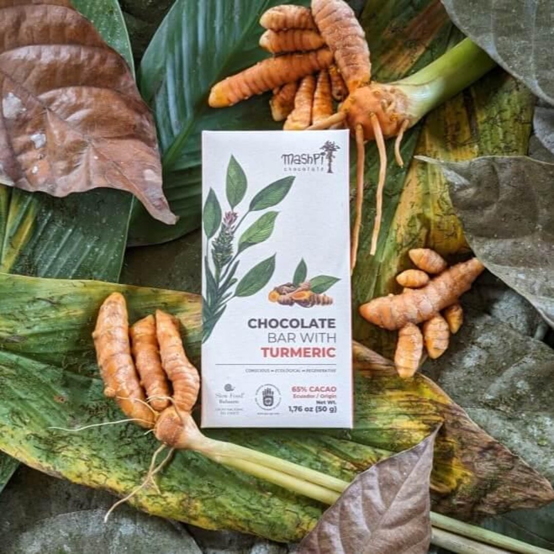 Turmeric Chocolate Bar - Etsy