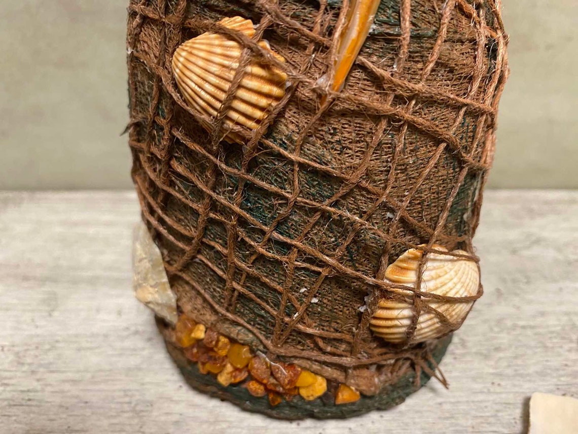 Decorated Bottle Handmade Bottle Decor Wine Bottle Decor - Etsy