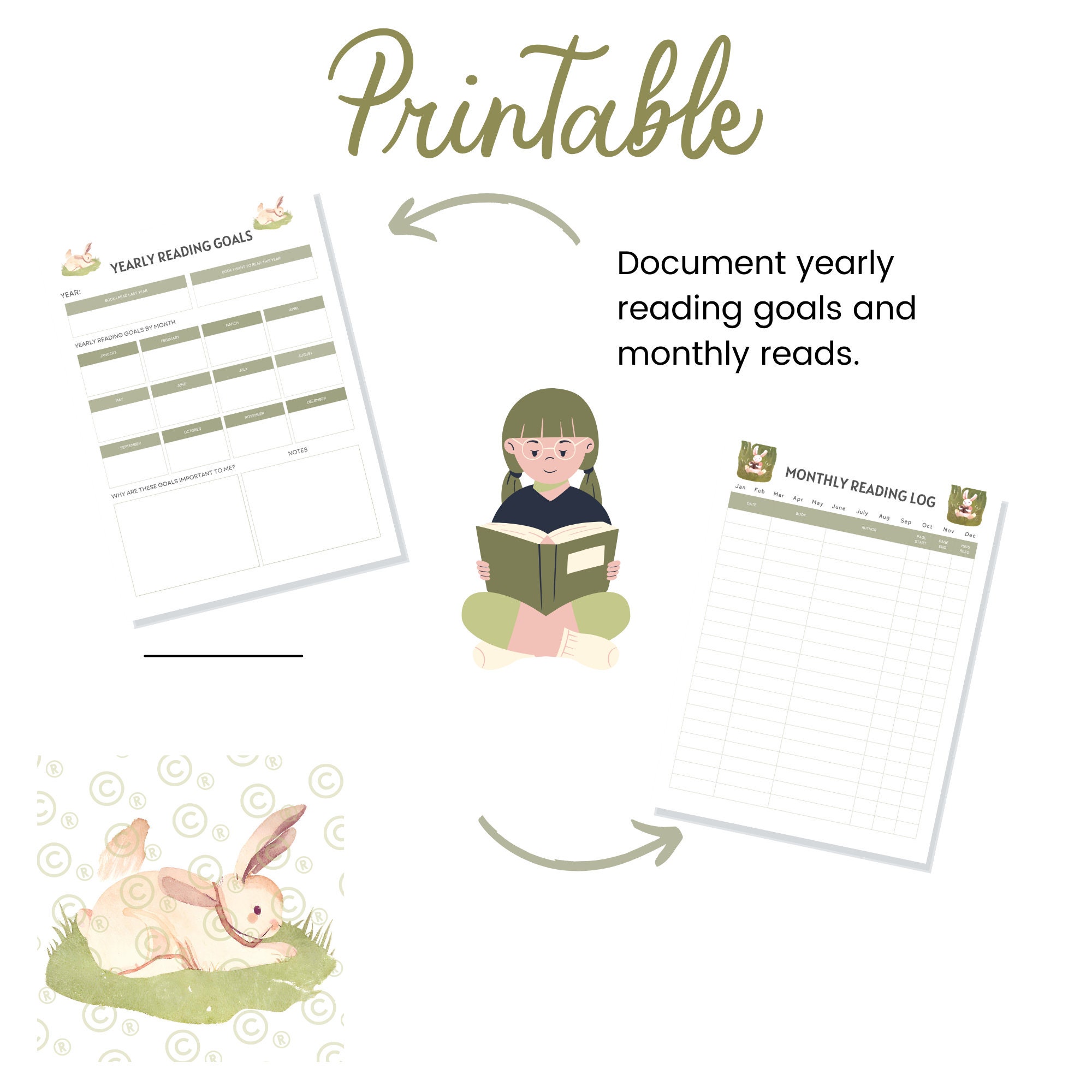 Children's Book Log Book Log for Kids Printable Reading Log Kids Book ...