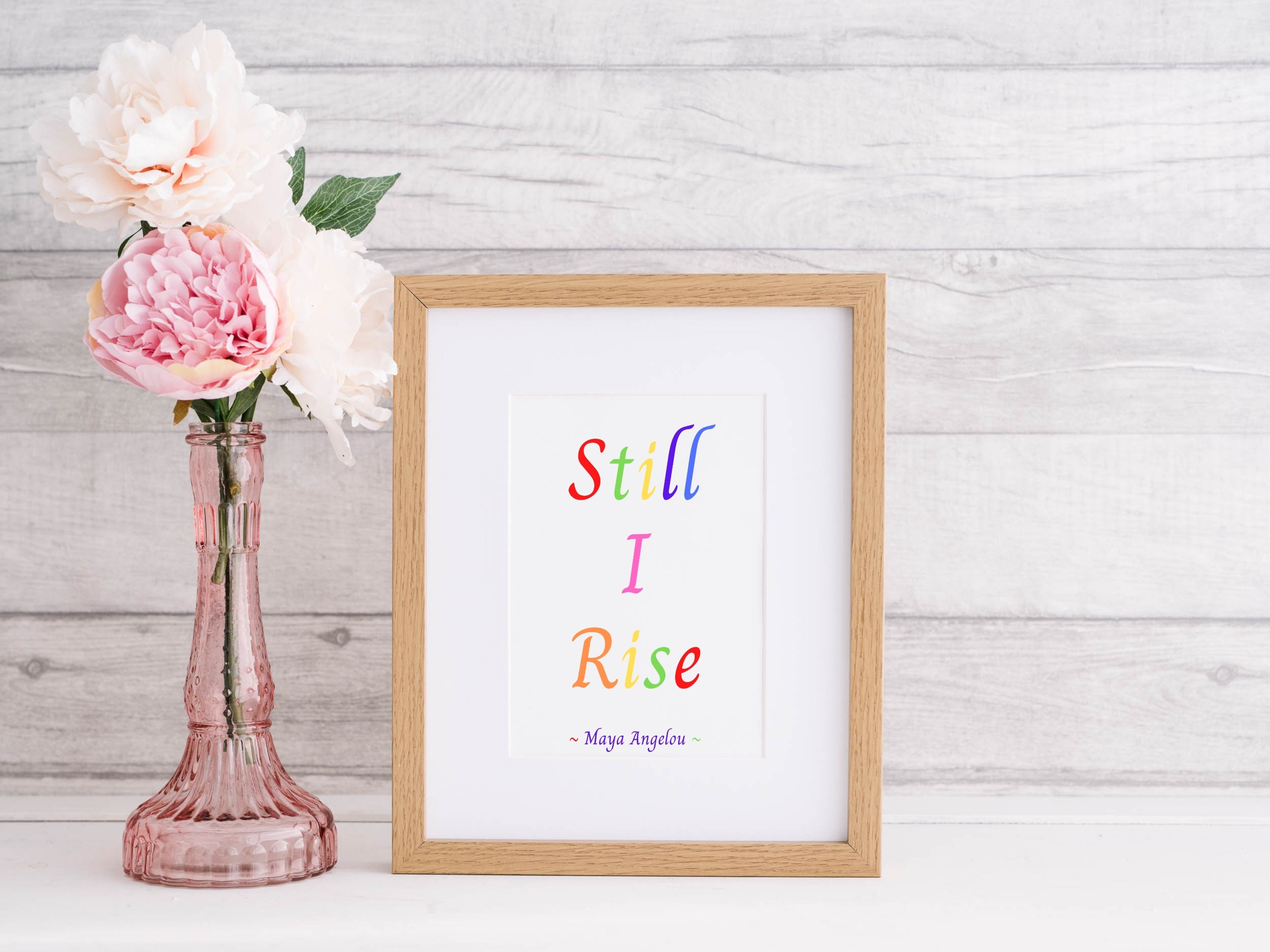Maya Angelou Quote Print - Still I Rise - Inspirational Poem - Poetry ...