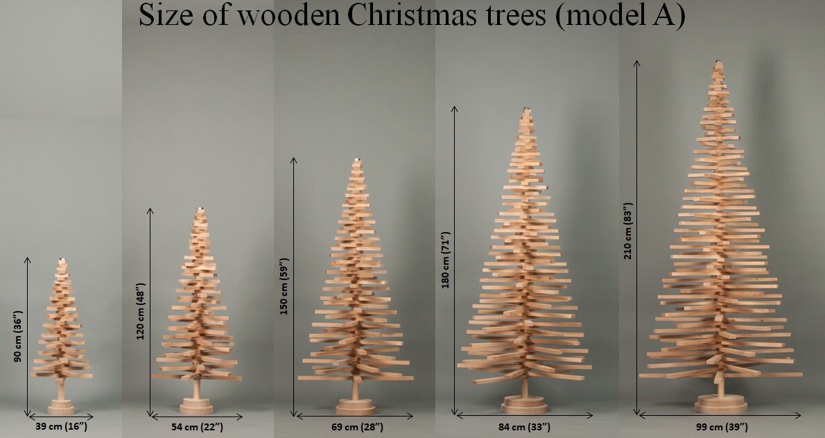 Wood Christmas Tree Height 210 Cm 83 Inch Wooden Safe Tree | Etsy