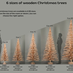 Eco Friendly 150 Cm 5 Ft Wood Tree Creative Xmas Tree Farmhouse ...