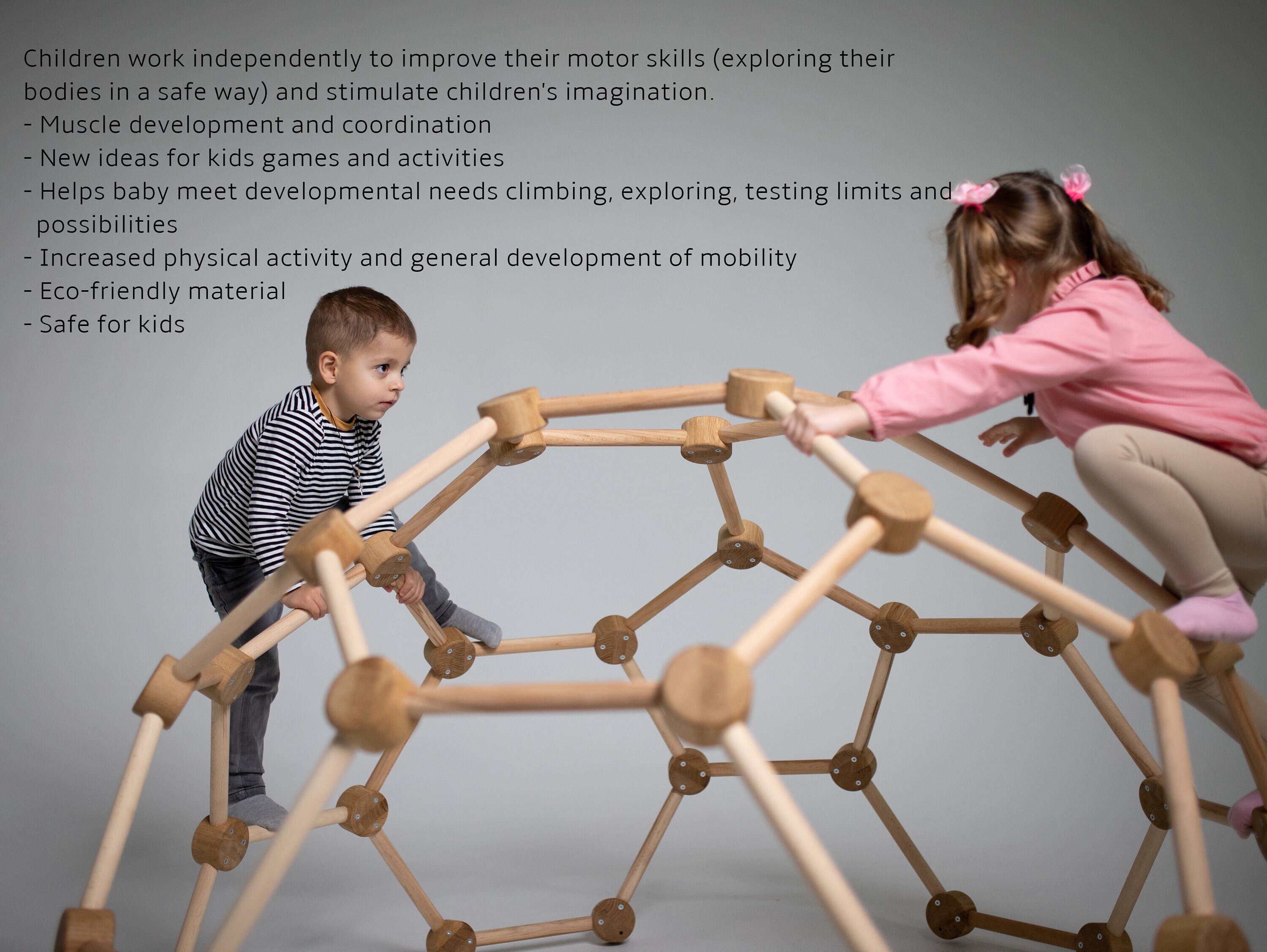 Montessori Kid's Gym Wooden Dome Pikler Triangle Climbing - Etsy