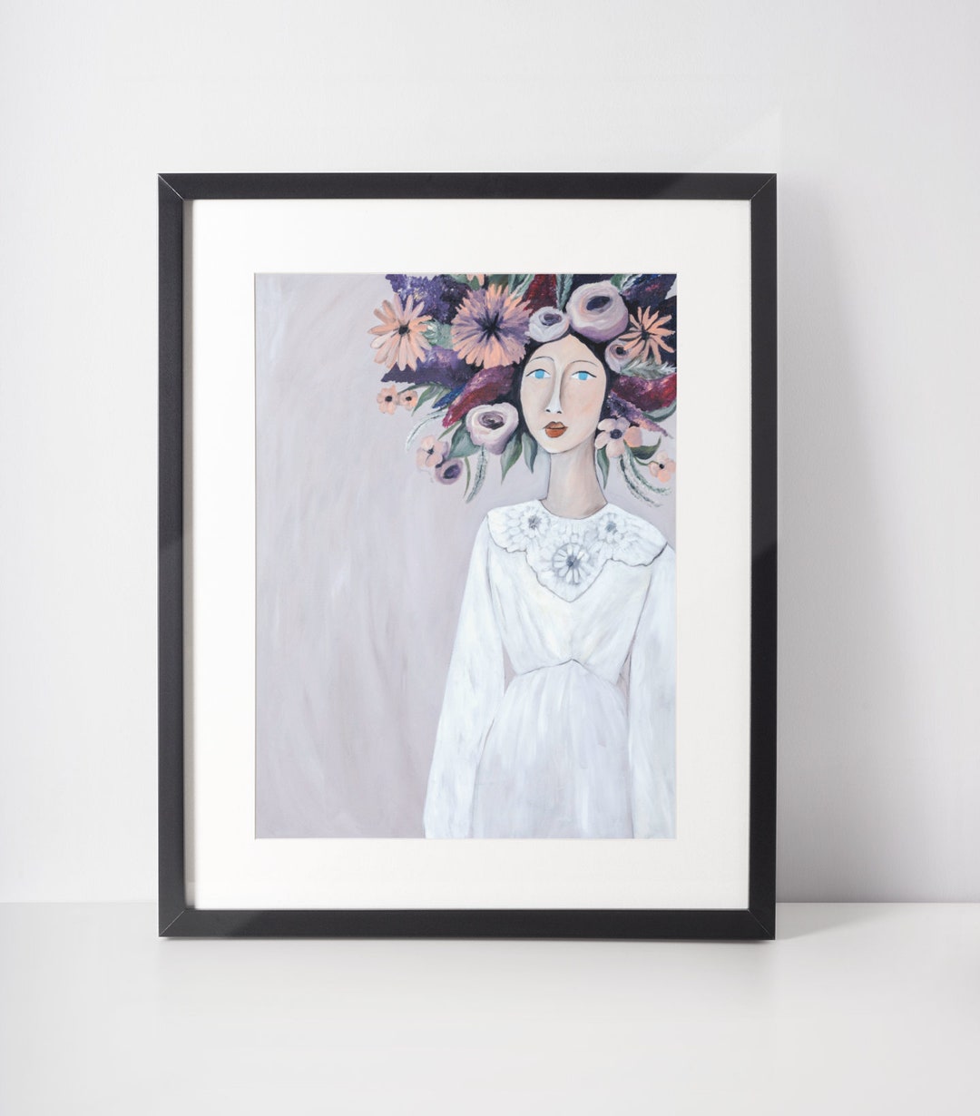 Fine Art Print of Original Painting, Original Boho Art Print, Artwork ...