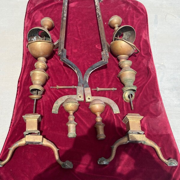 Large Andirons - Etsy