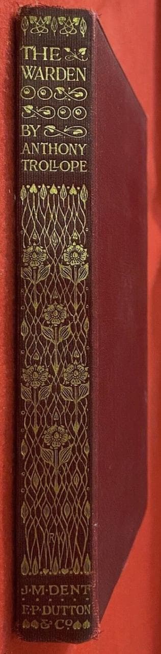 Rare Early 1900s Edition of "the Warden" by Anthony Trollope - Etsy