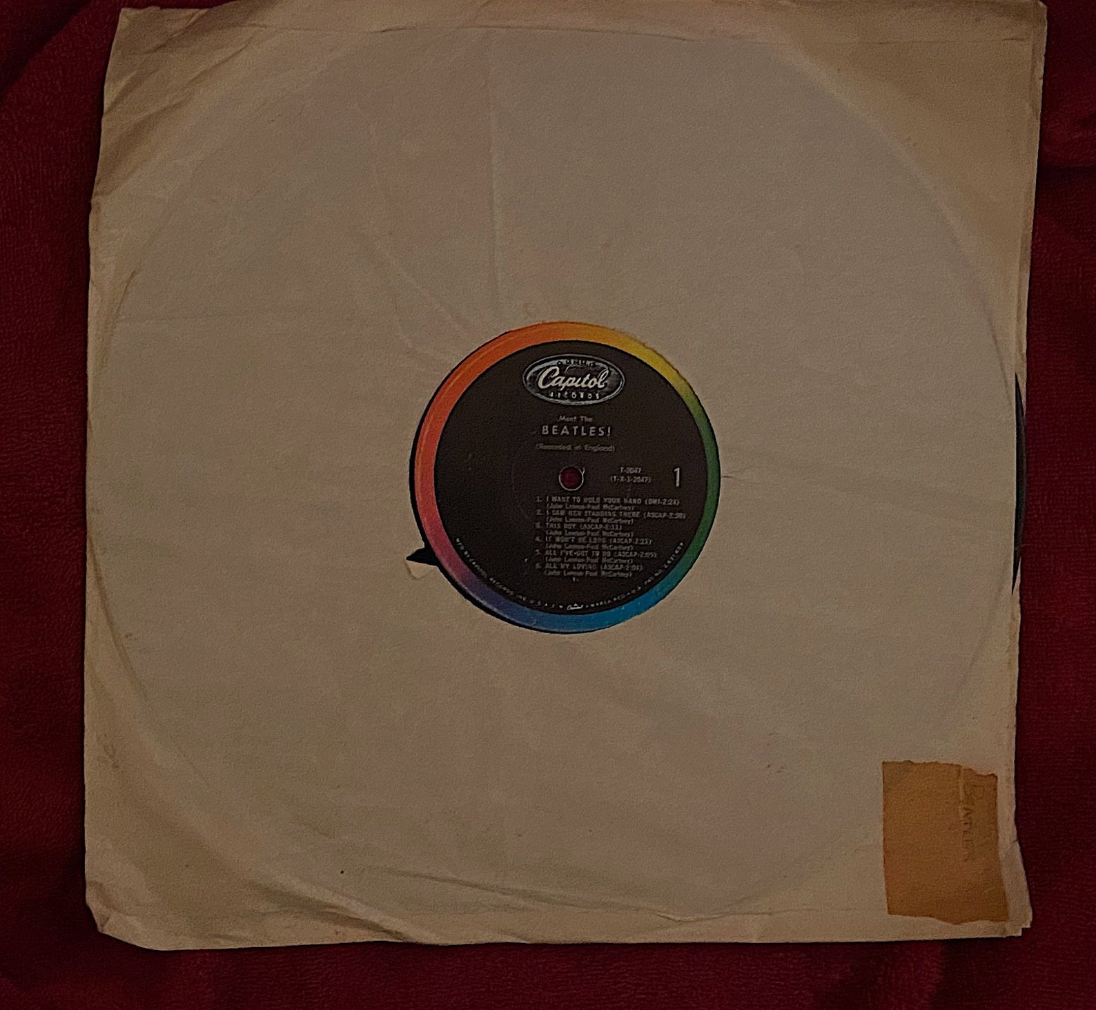 Beatles Collector's MUST-HAVE! "meet the Beatles". First Album Release ...