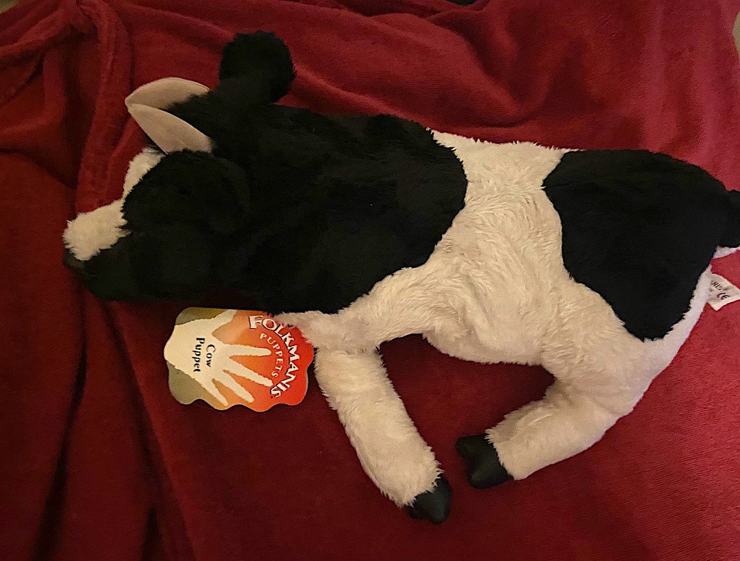 Cowabunga 3 Vintage Cow Stuffed Animals: Puppet, Mask, Squeeze - Etsy