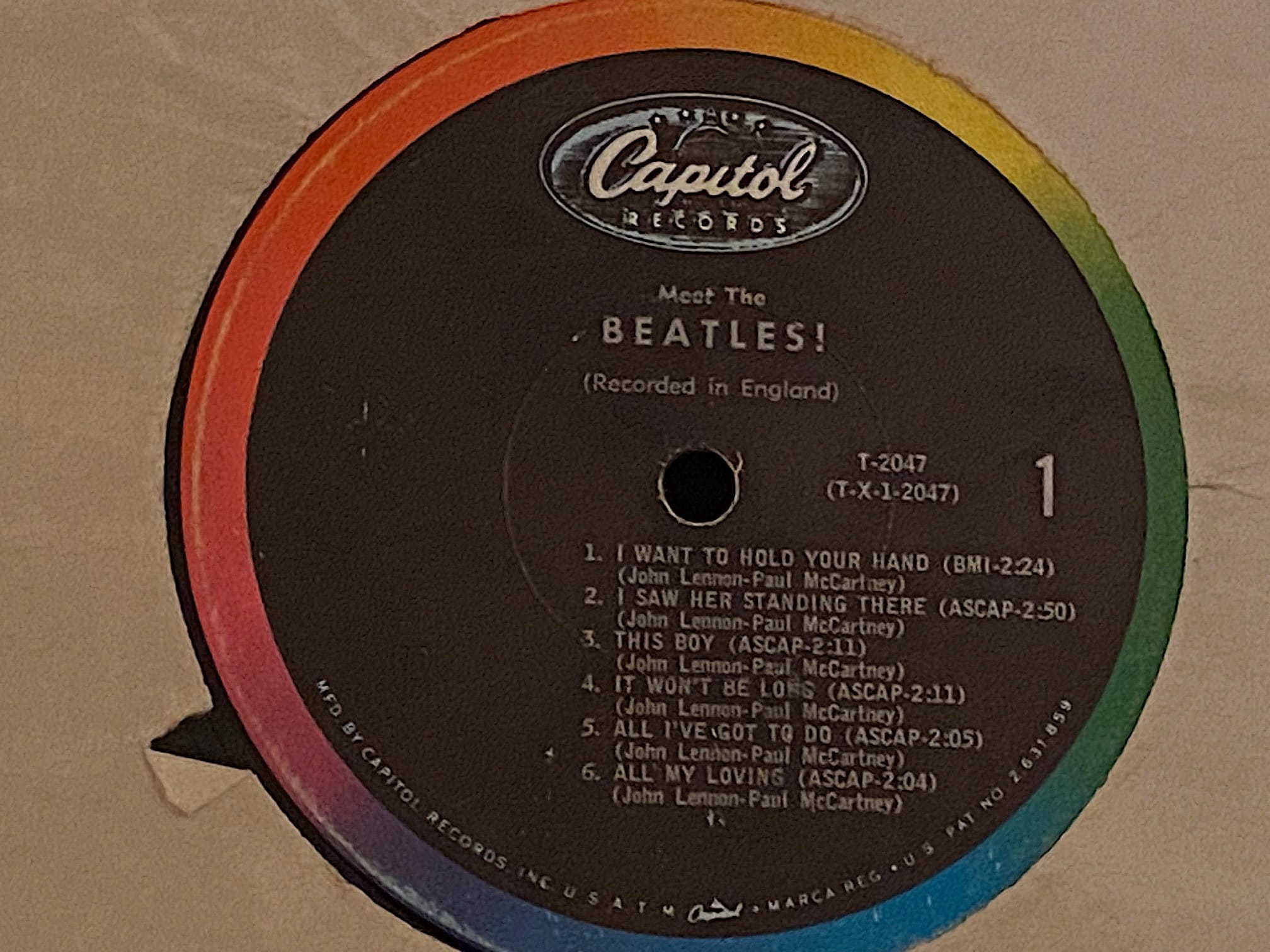 Beatles Collector's MUST-HAVE! "meet the Beatles". First Album Release ...