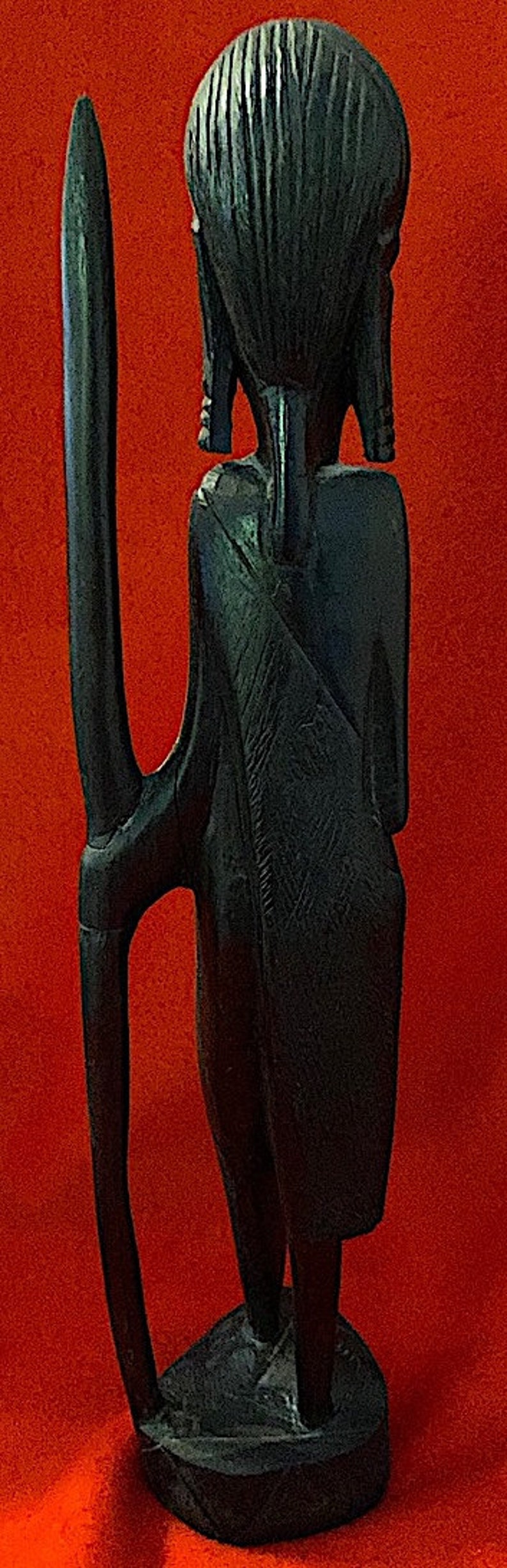 Genuine Hand-carved African Ebony Statute. Classic Piece. Vintage. - Etsy