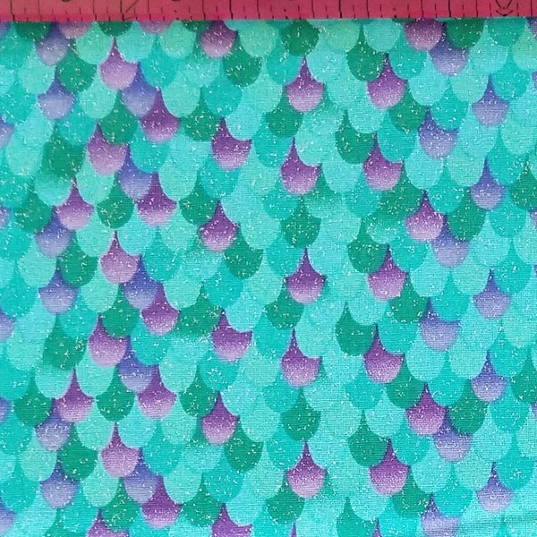 Fish Scale Cotton Fabric - Etsy