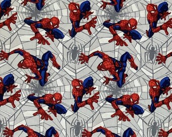 Spidey Fabric by the Yard - Etsy