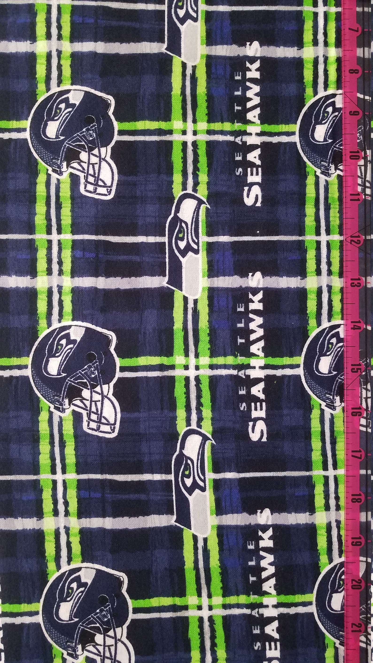 Seattle Seahawks FLANNEL Fabric 100% Cotton By-the-yard - Etsy