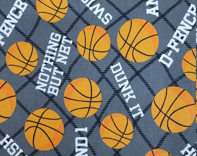 Nothing but Net FLANNEL Fabric, 100% Cotton, By-the-yard and Fat ...