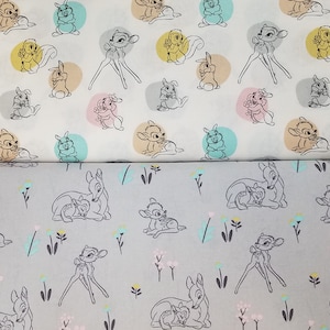 Disney - Bambi Dot, 100% Cotton, Novelty Fabric, By-the-yard and Fat ...
