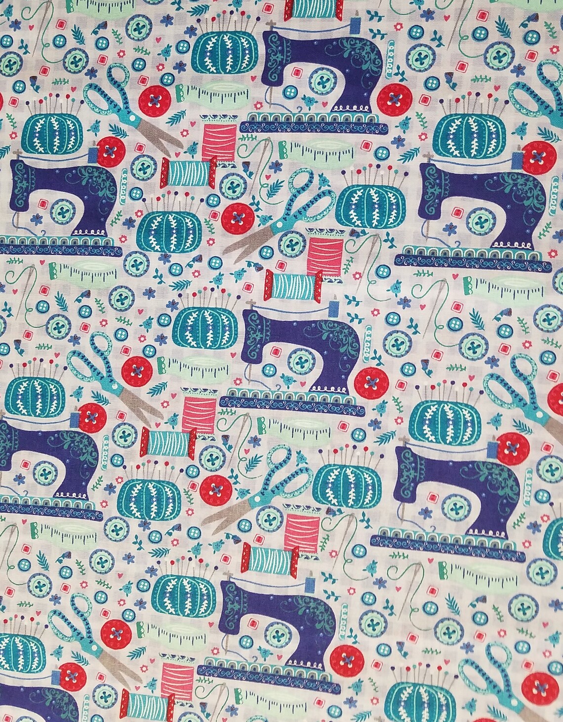 Packed Sewing Notions 100% Cotton Novelty Fabric - Etsy