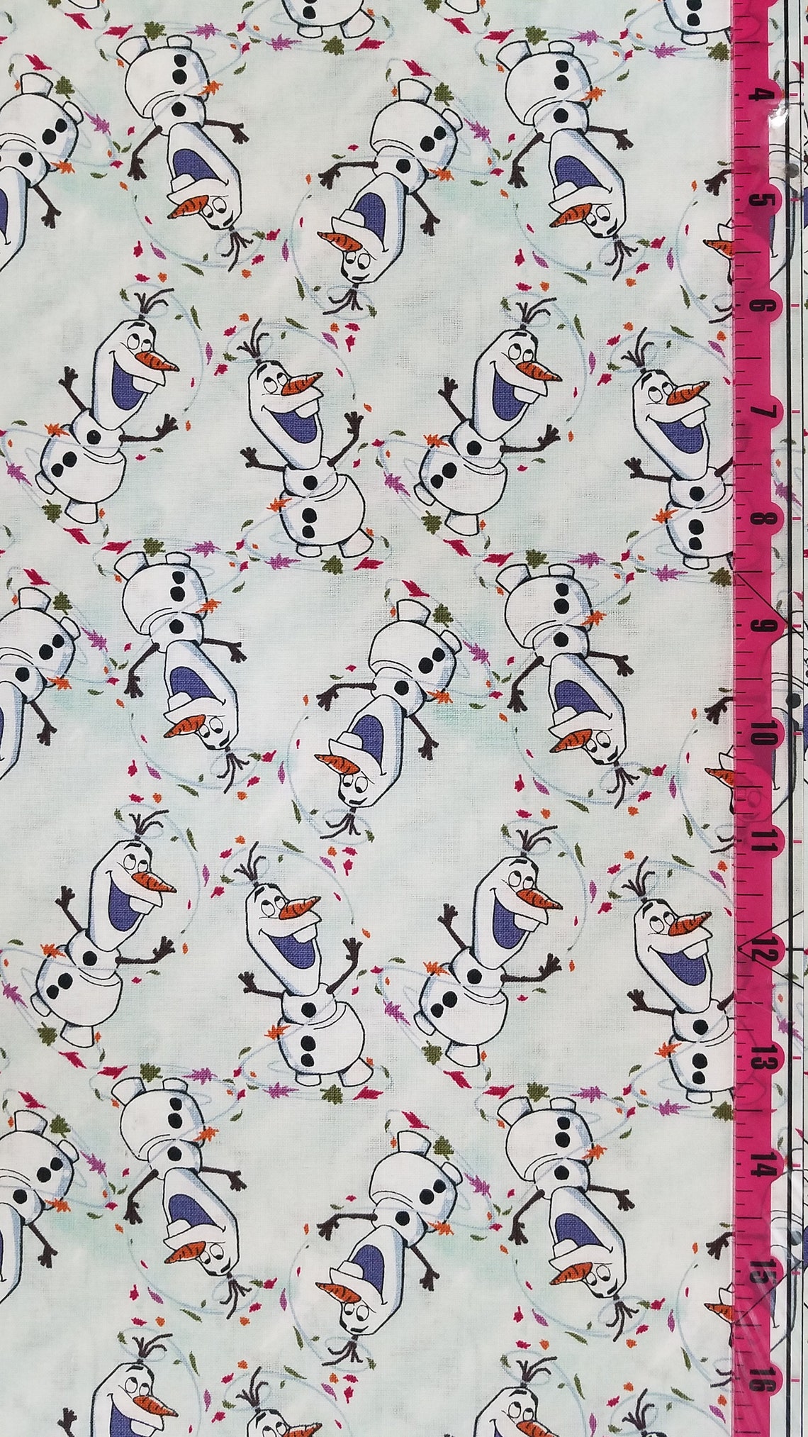 Disney Olaf Leaves 100% Cotton Novelty Fabric - Etsy