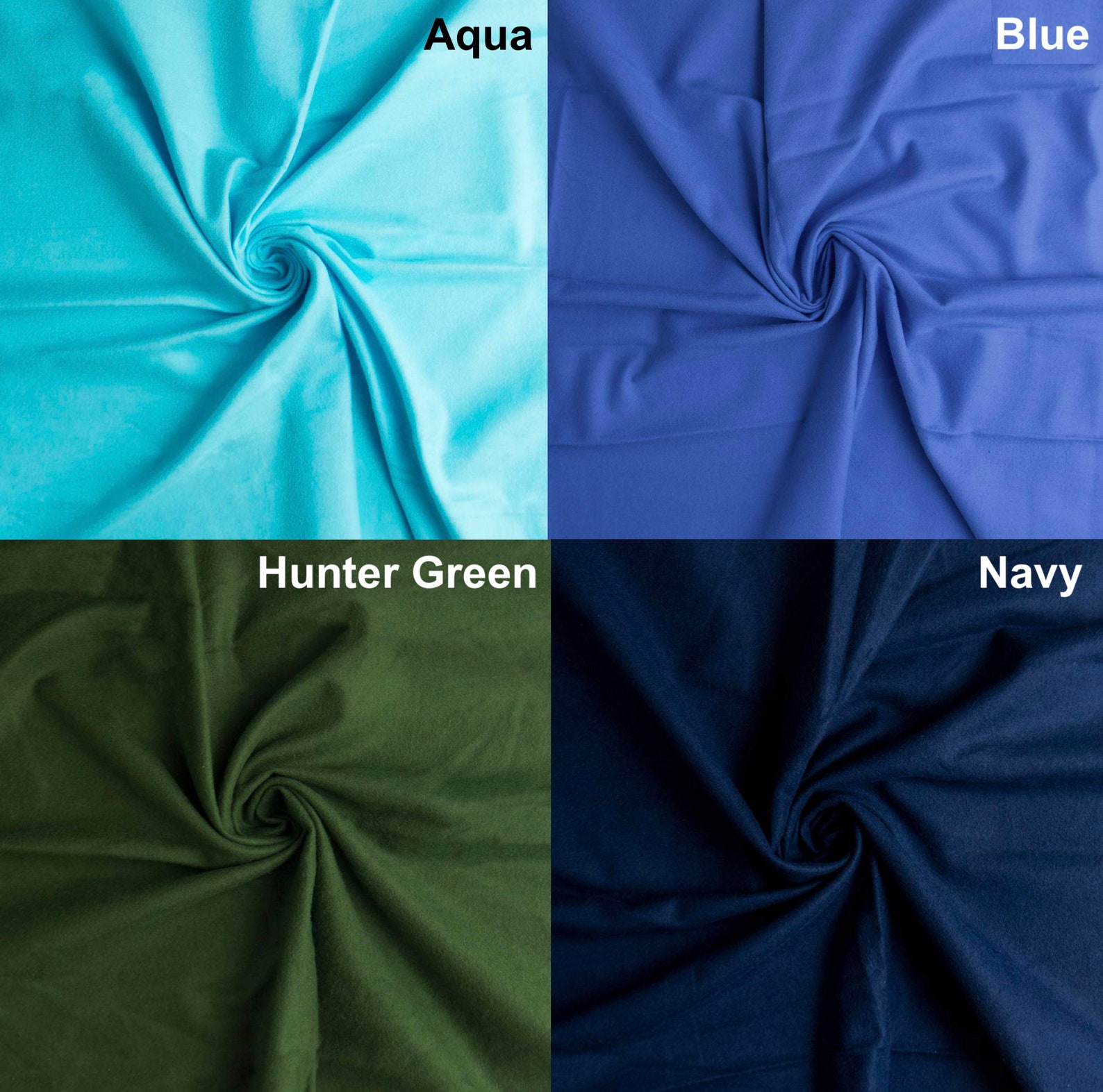 Solid Color FLANNEL Fabric By-the-yard and Fat Quarter - Etsy