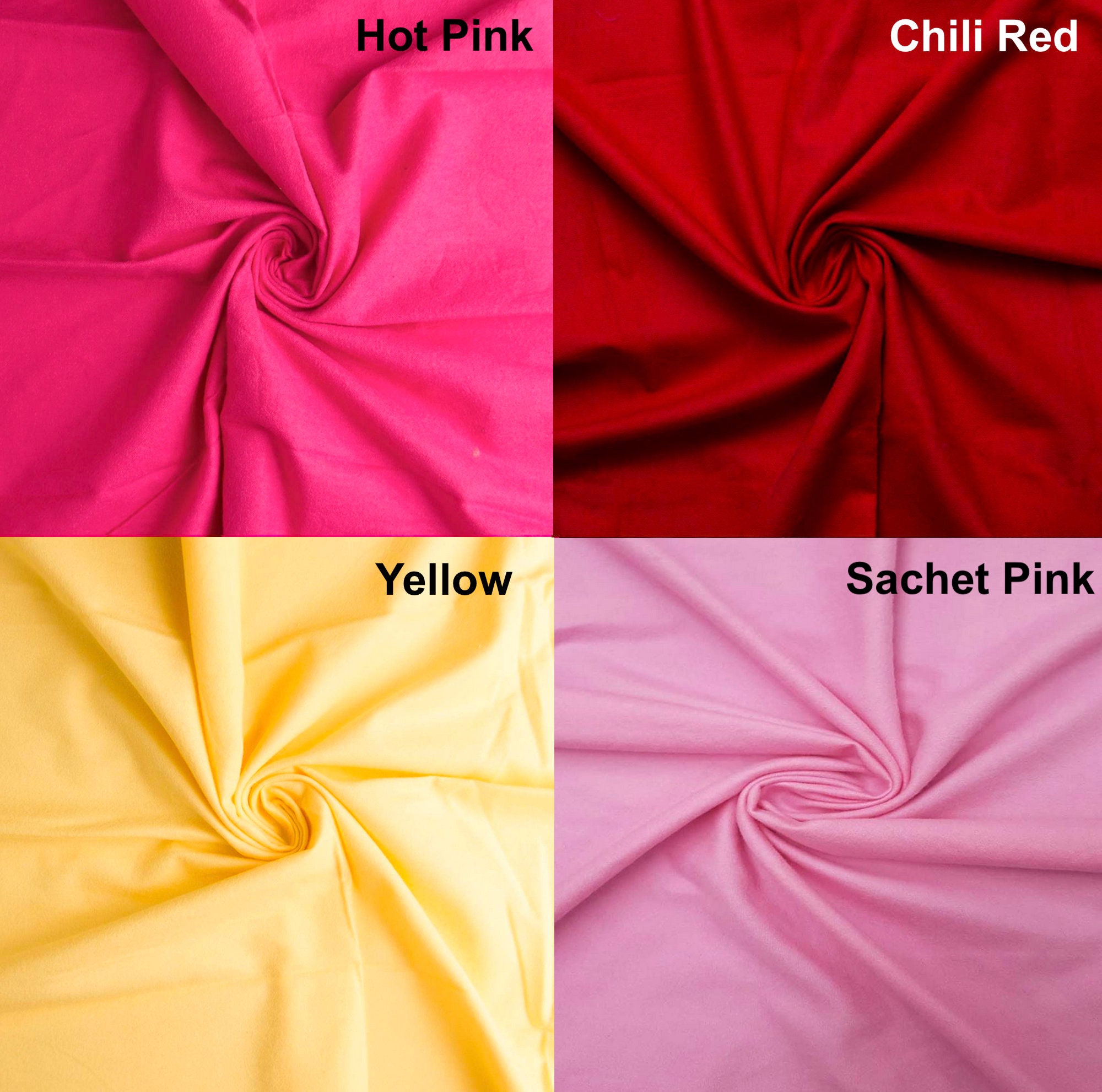 Solid Color FLANNEL Fabric By-the-yard and Fat Quarter - Etsy