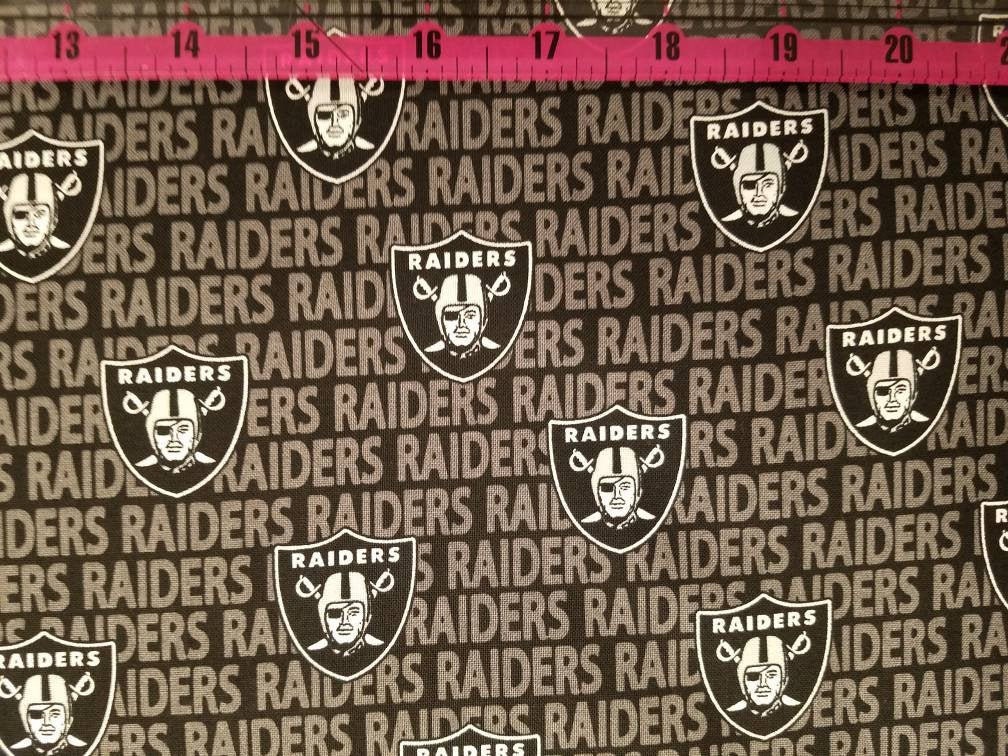 Oakland Raiders Fabric, 100% Cotton, Novelty Fabric, By-the-yard ...
