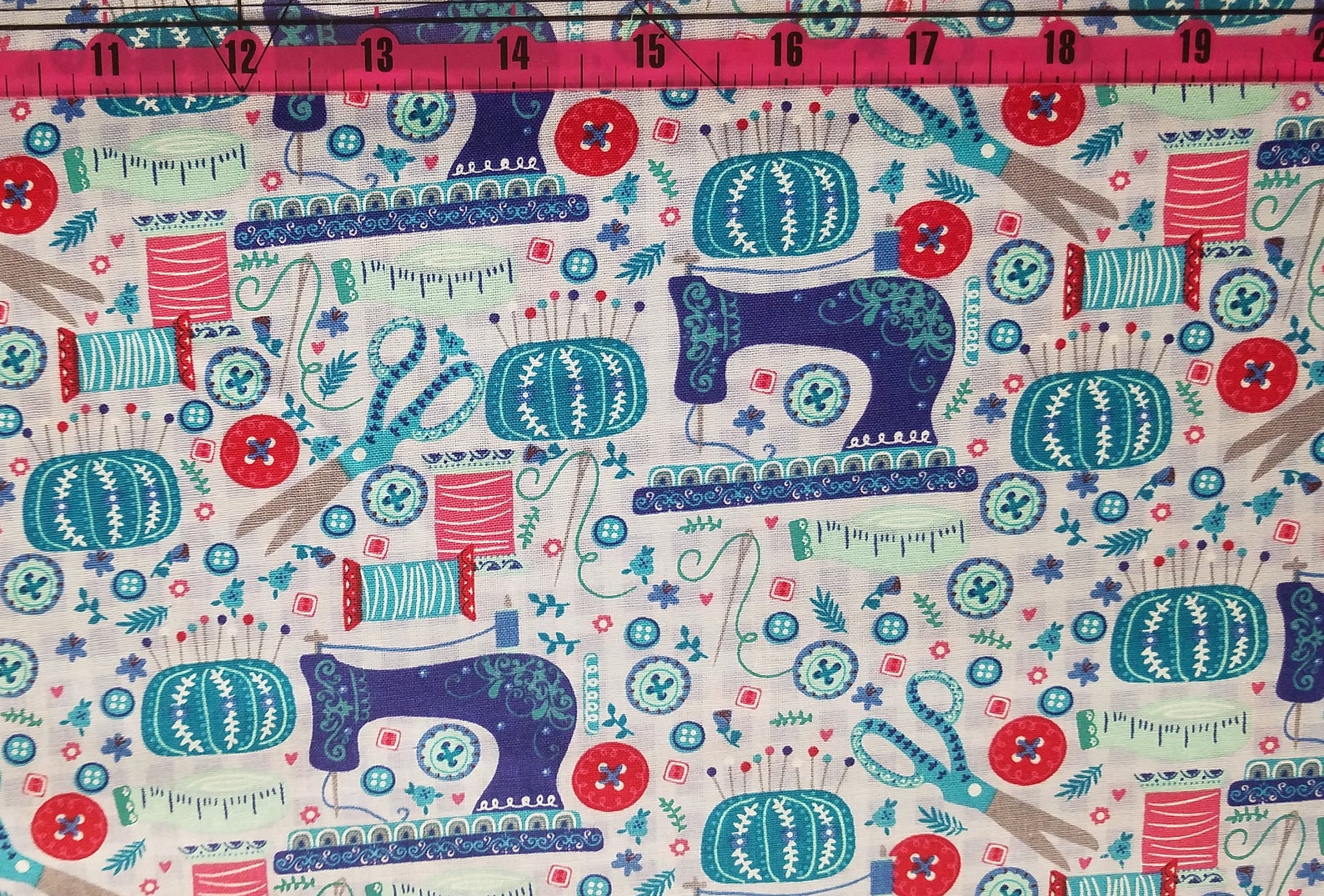 Packed Sewing Notions 100% Cotton Novelty Fabric - Etsy
