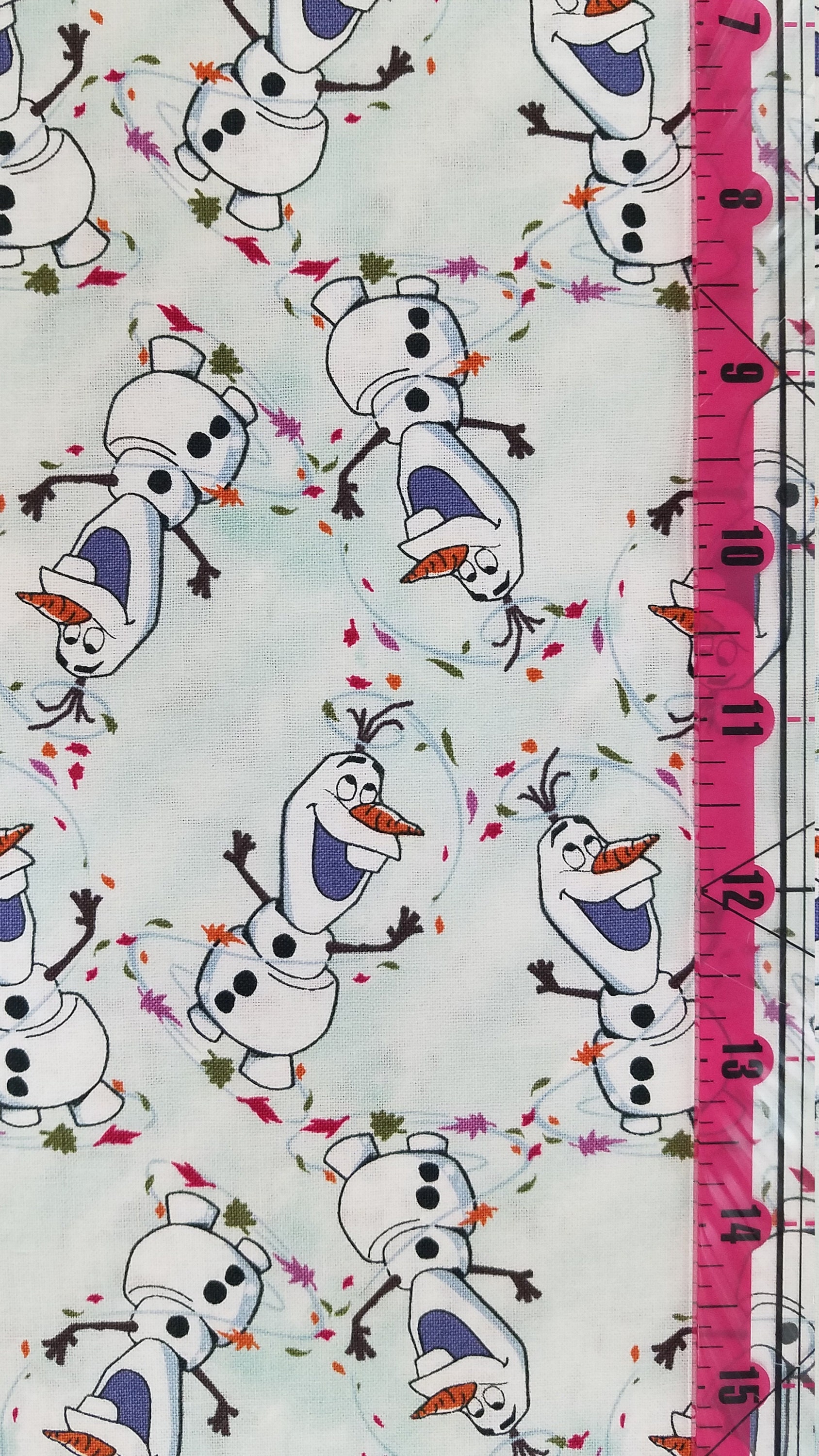 Disney Olaf Leaves 100% Cotton Novelty Fabric - Etsy
