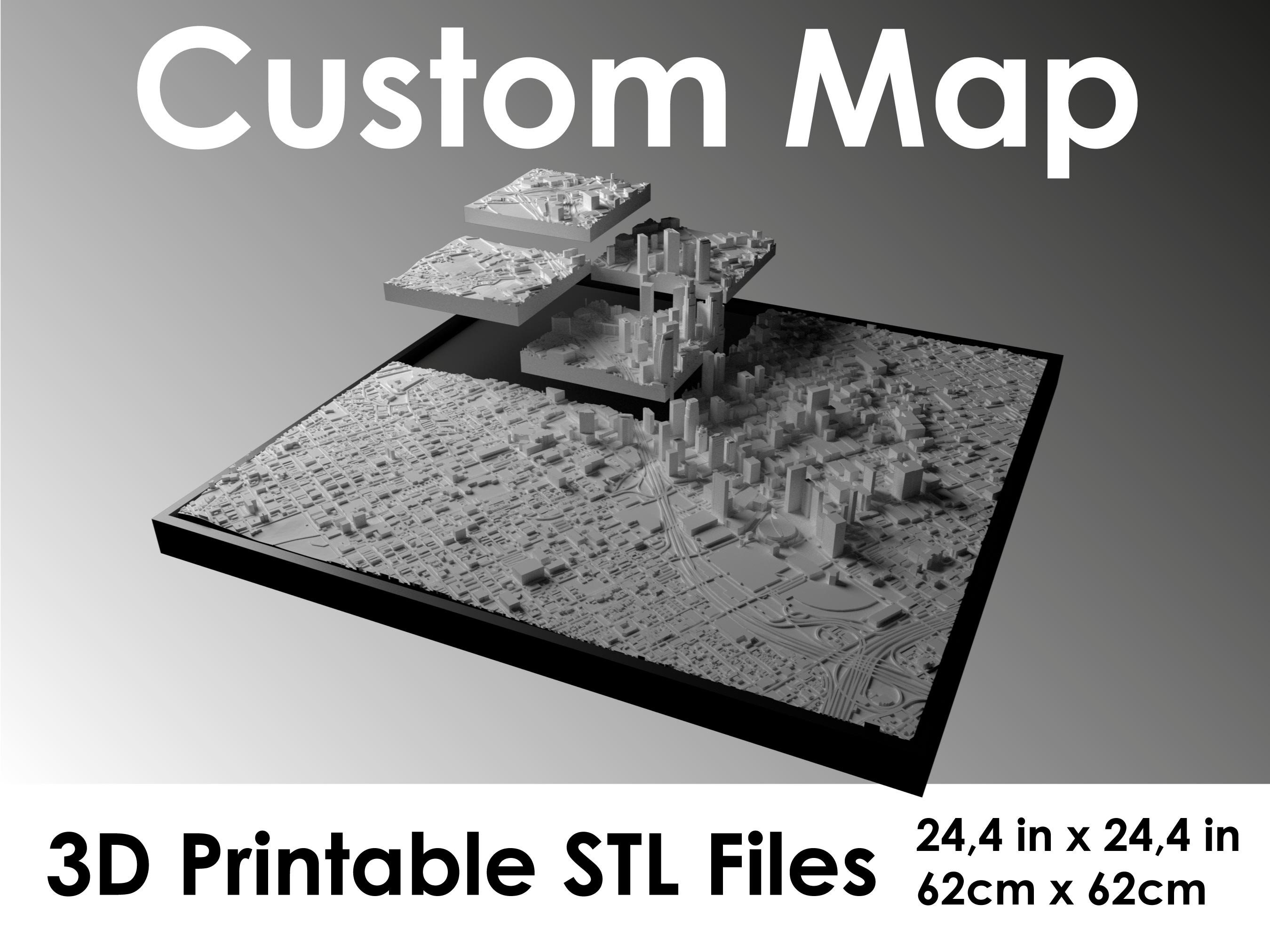 3D Custom Worldwide, Custom World Map, 3d Print Stl File, Worldwide ...