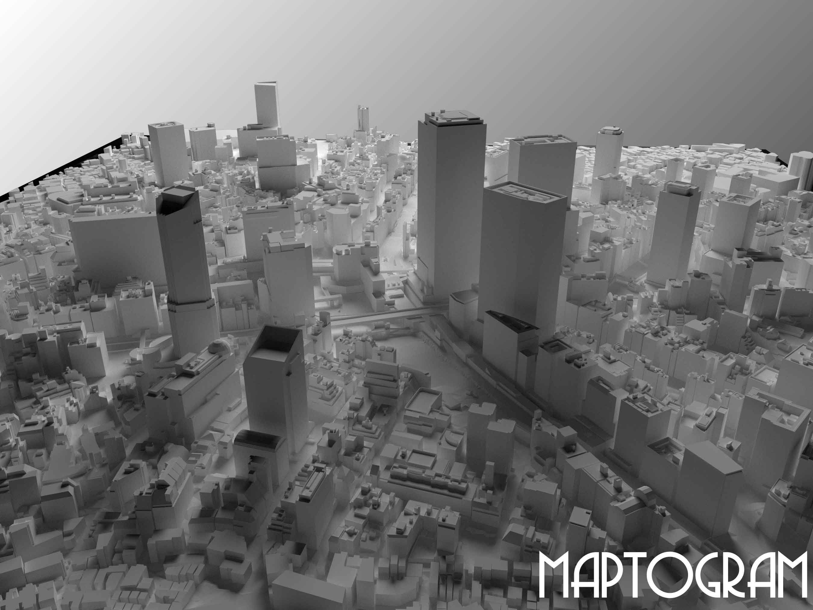 3D Tokyo Shibuya, World Map, 3d Print Stl File, Tokyo Shibuya Skyline ...