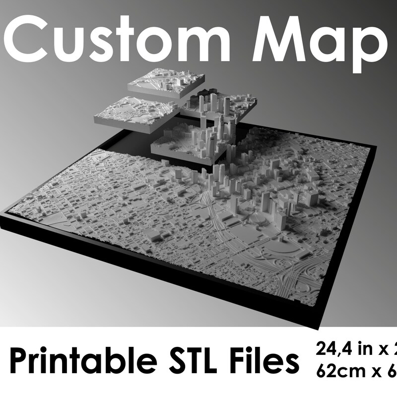 Custom 3d Map - Etsy