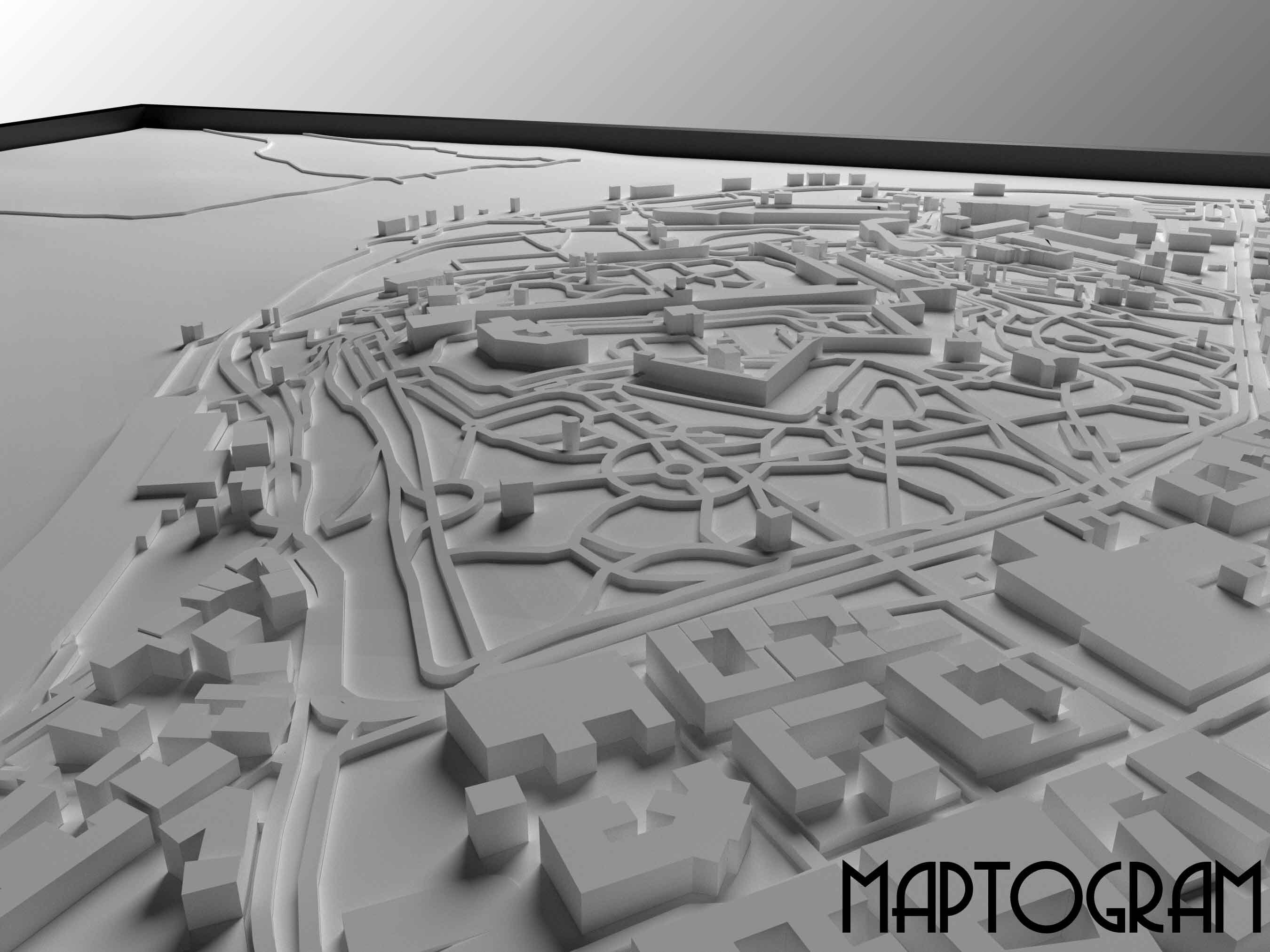 3D Belgrade, 3D Serbia, 3d Print Stl File, Belgrade Skyline, Belgrade Map, Digital File ...