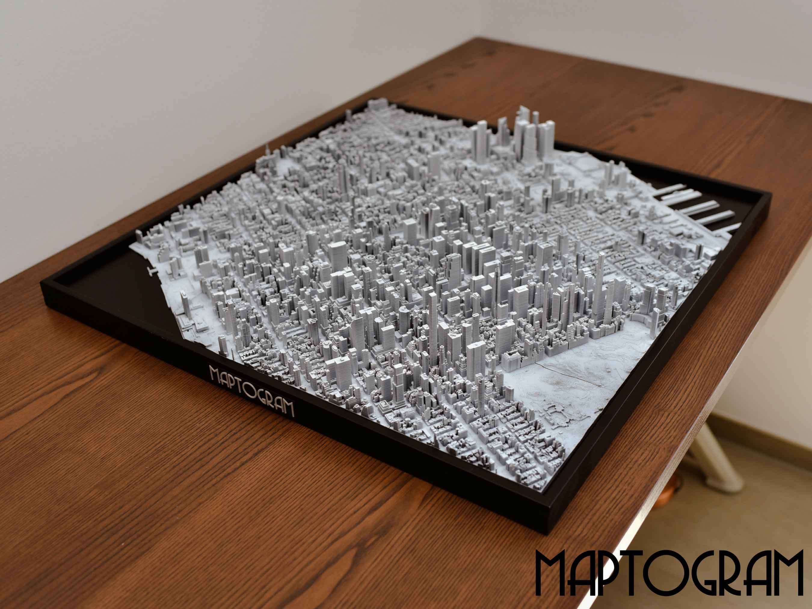 3D Manhattan, World Map, 3D NYC, 3d Print Stl File, New York City ...