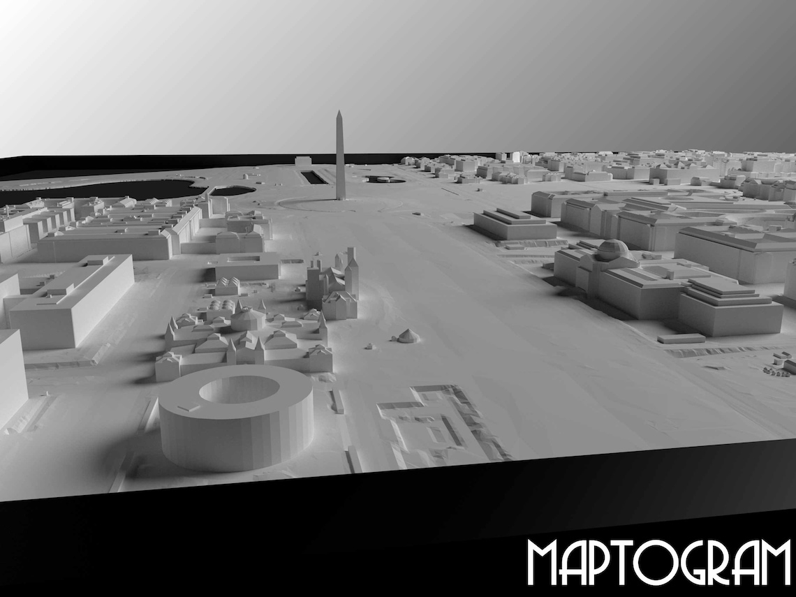Washington DC 3D Print File | Digital Files | STL Print File | 3D ...