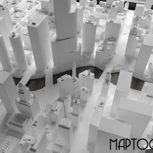 3D Chicago, World Map, 3D USA, 3d Print Stl File, Chicago Skyline ...