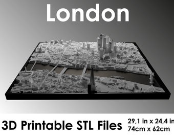 London Cityscape Decor 3d Printed Model Perfect for Adorning Your Desk ...