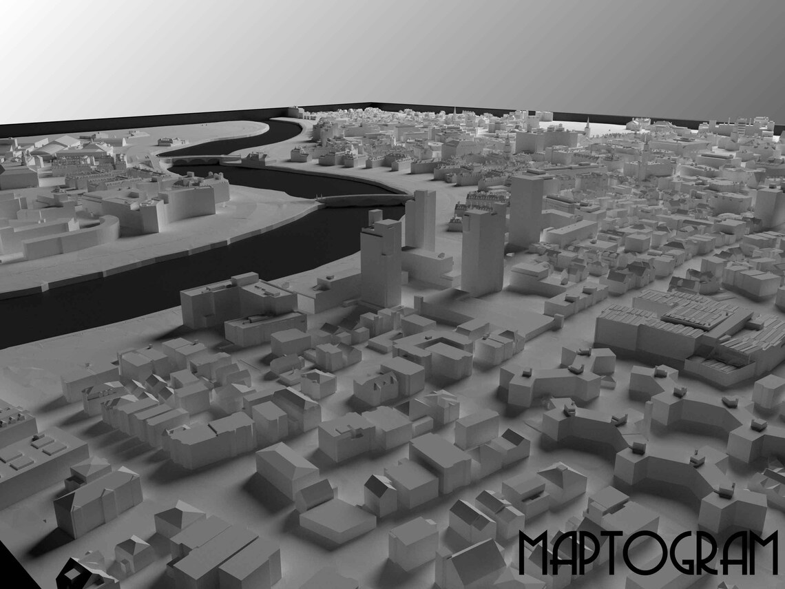 3D Harvard University, Harvard Map, 3D Harvard, 3d Print Stl File ...