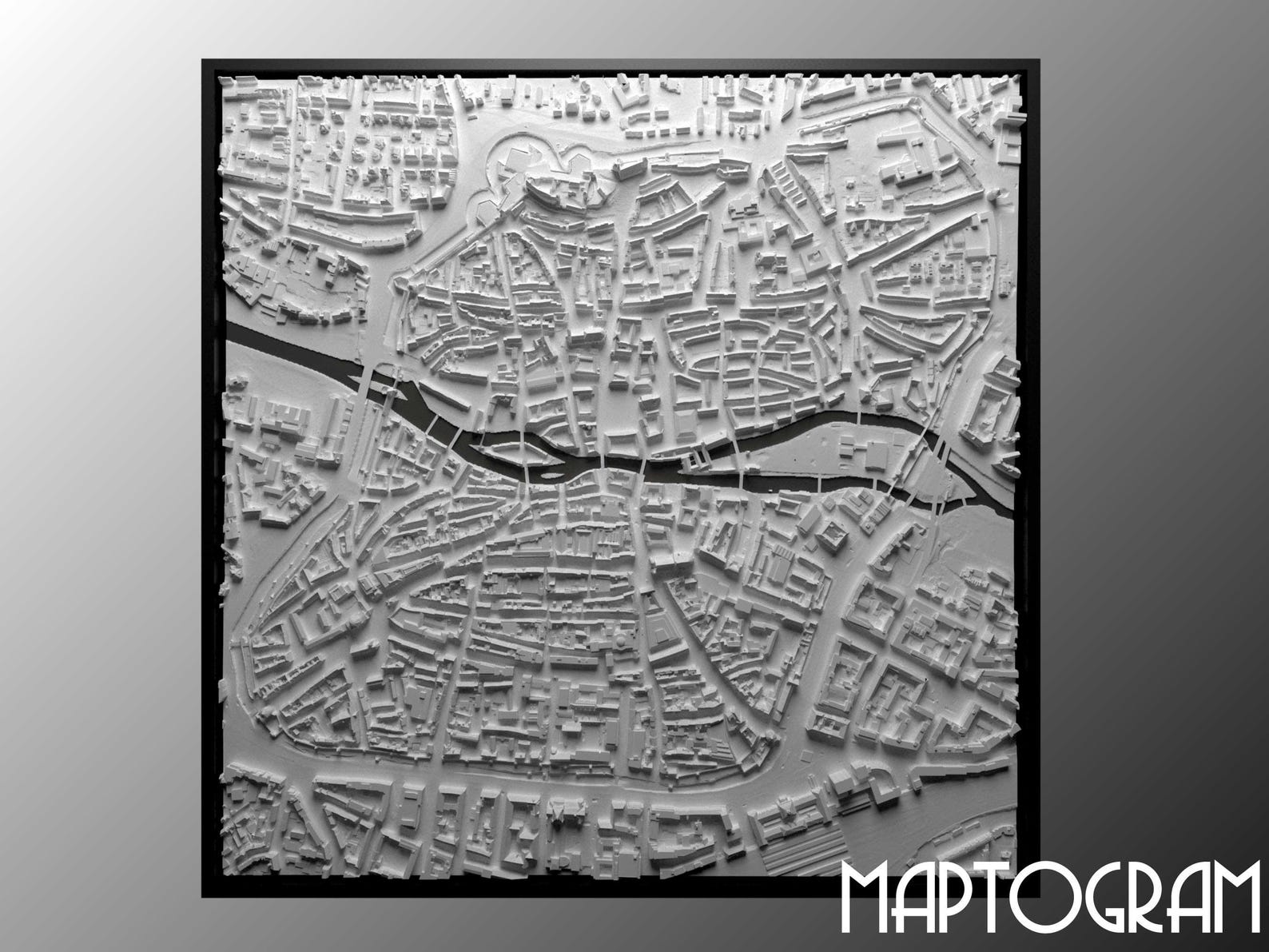 Nuremberg Old Town 3D Model – STL File for 3D Printing | Historic ...