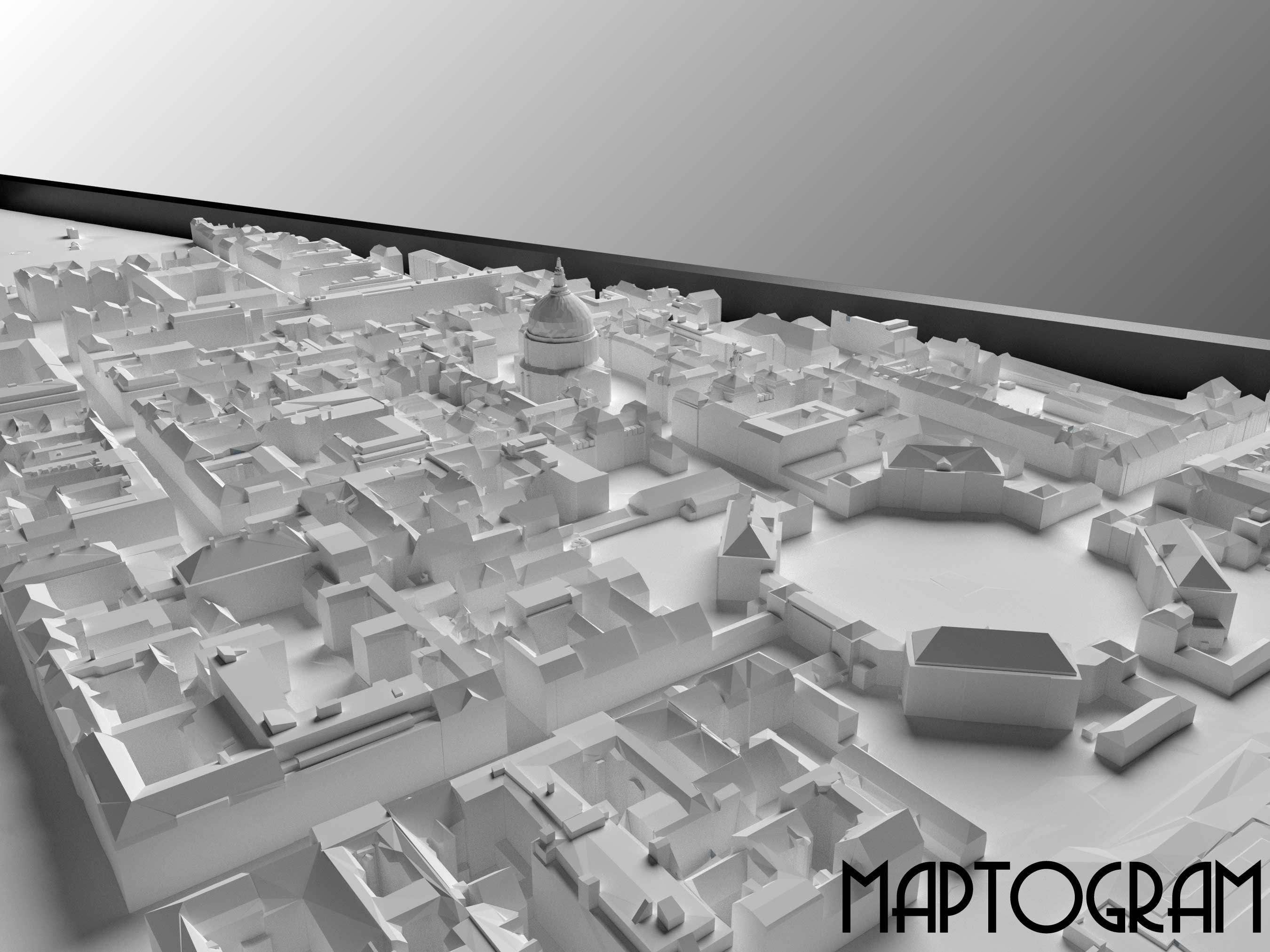 3D Copenhagen, World Map, 3D Denmark, 3d Print Stl File, Copenhagen ...