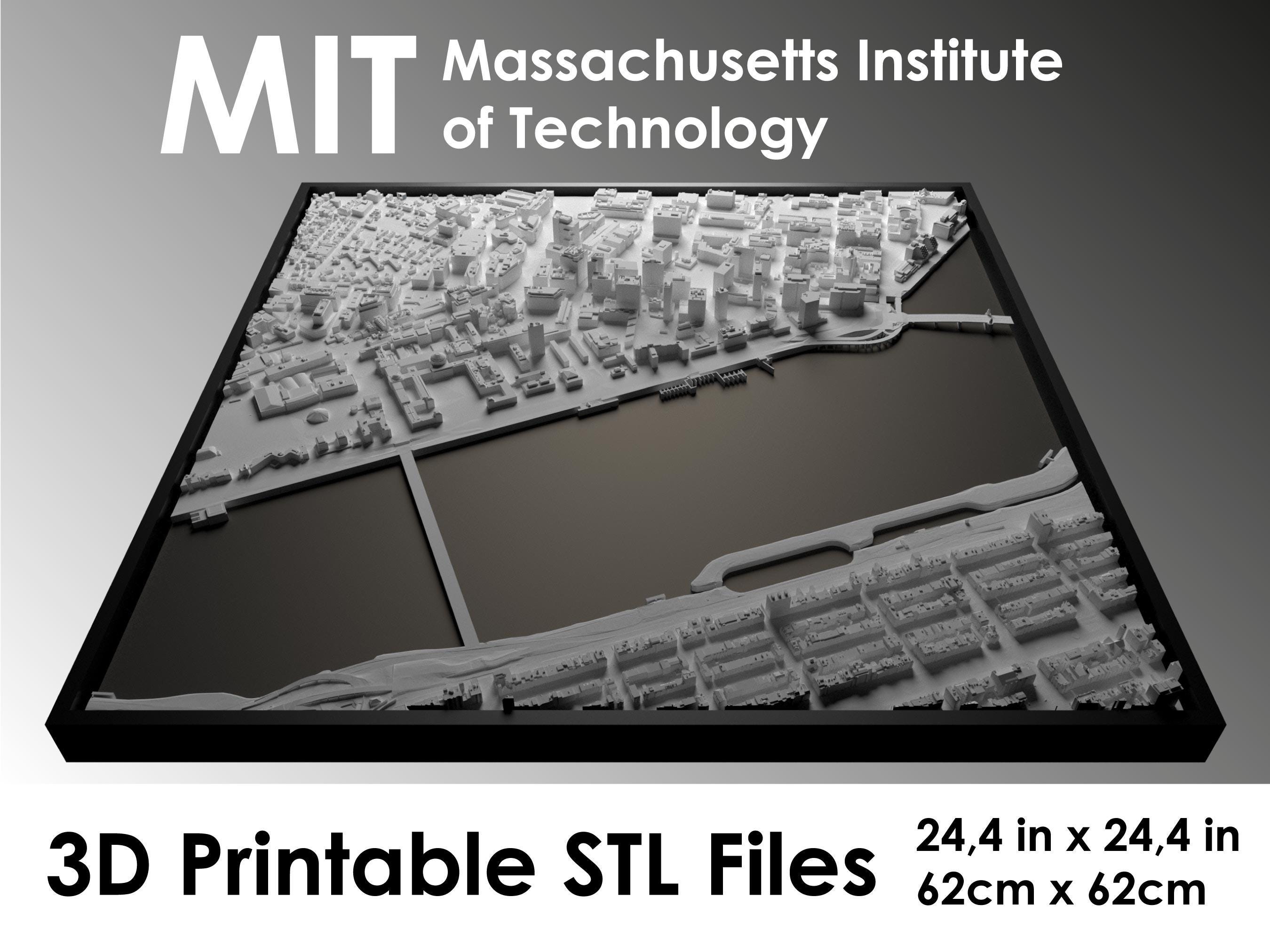 3D MIT, Massachusetts Institute of Technology, MIT Map, 3D Mit, 3d ...