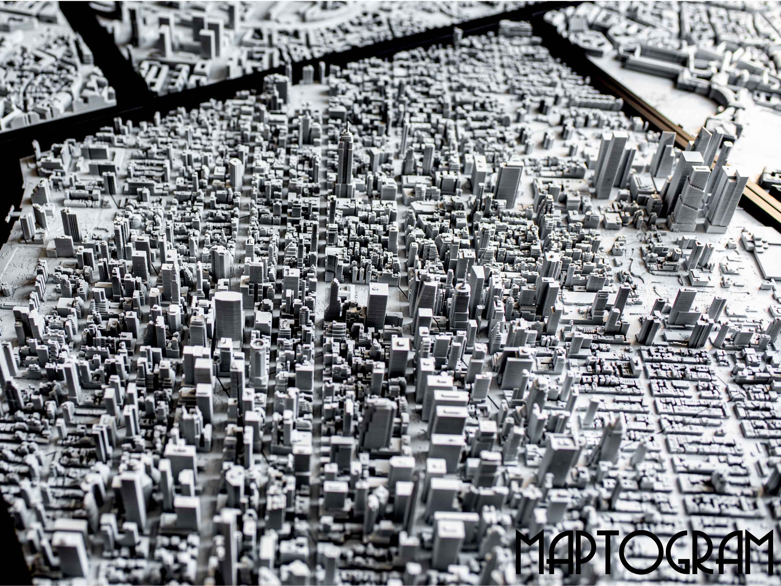 3D Manhattan, World Map, 3D NYC, 3d Print Stl File, New York City ...