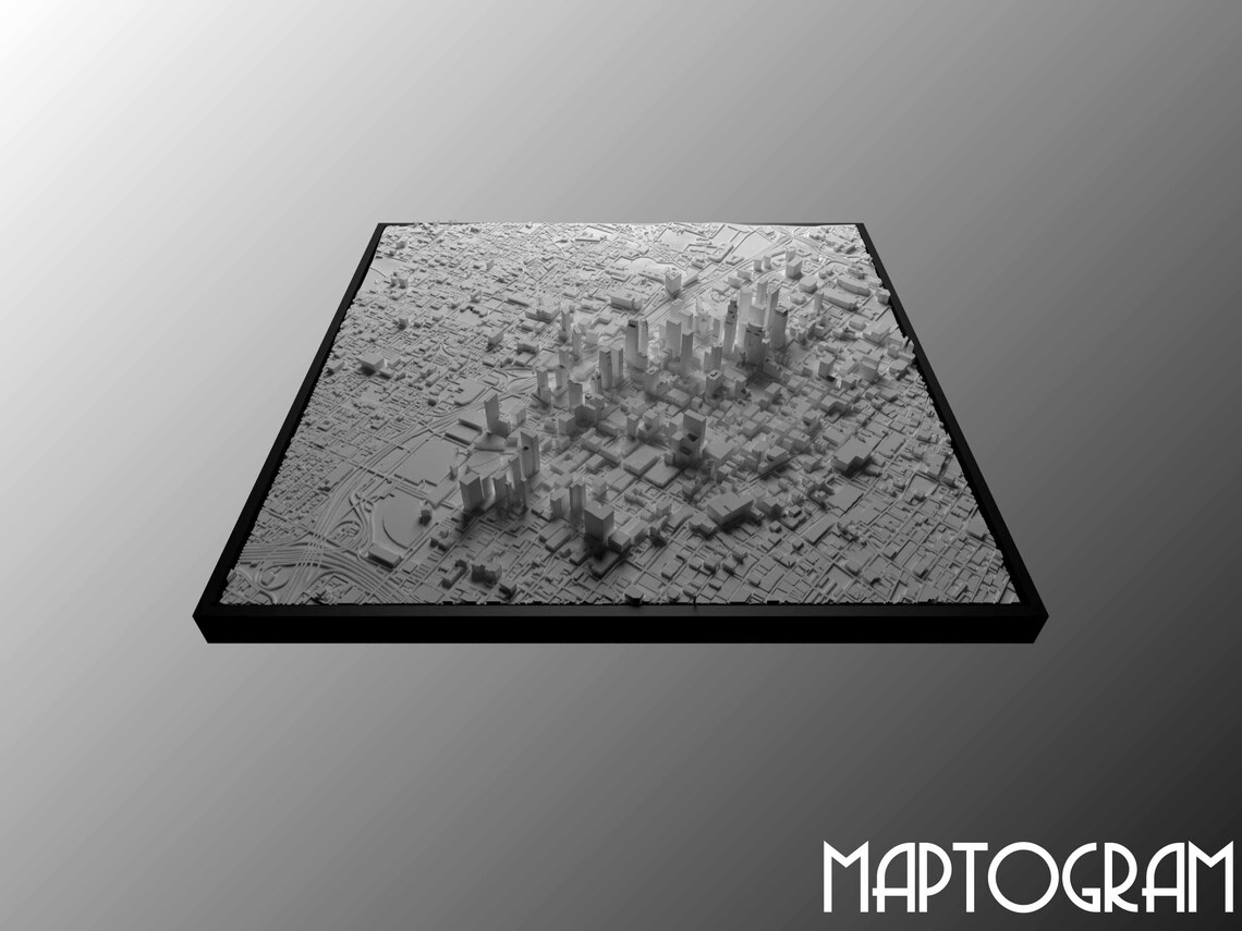 3D Los Angeles, World Map, 3D California, 3d Print Stl File, Los ...