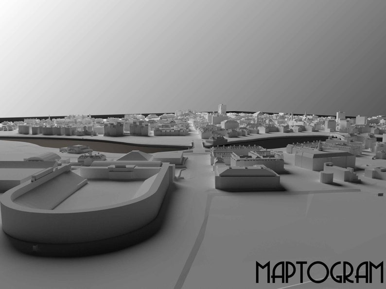 3D Harvard University, Harvard Map, 3D Harvard, 3d Print Stl File ...