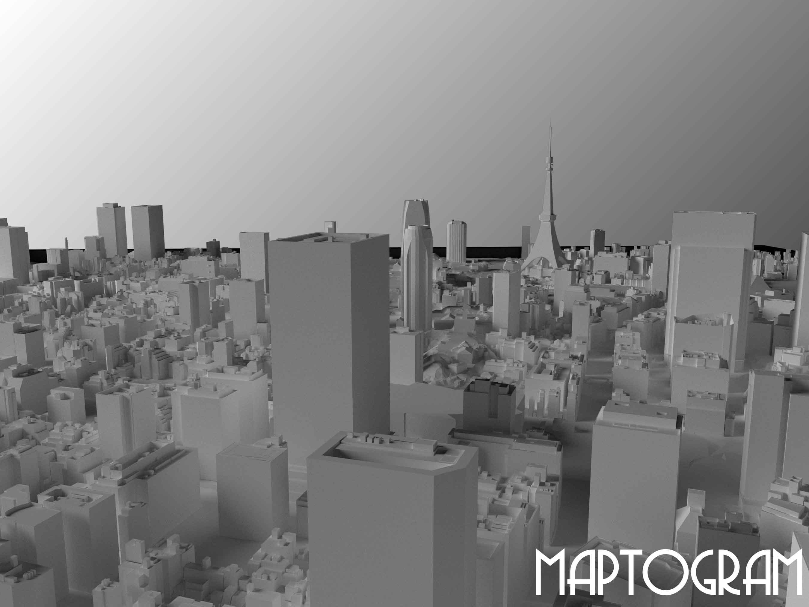 3D Tokyo Tower, World Map, 3d Print Stl File, Tokyo Tower Skyline ...