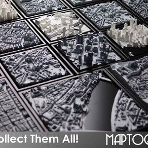 3D Custom Worldwide, Custom World Map, 3d Print Stl File, Worldwide Skyline, Worldwide Map ...